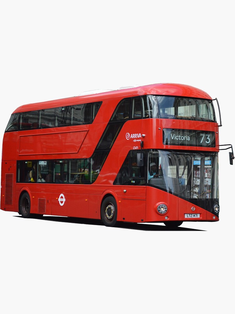 "LONDON BUS DoubleDecker New Routemaster Route 73 to Victoria" Sticker ...
