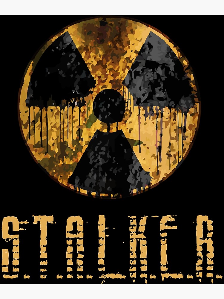 "Stalker Radiation Emblem" Poster for Sale by travelleatif | Redbubble