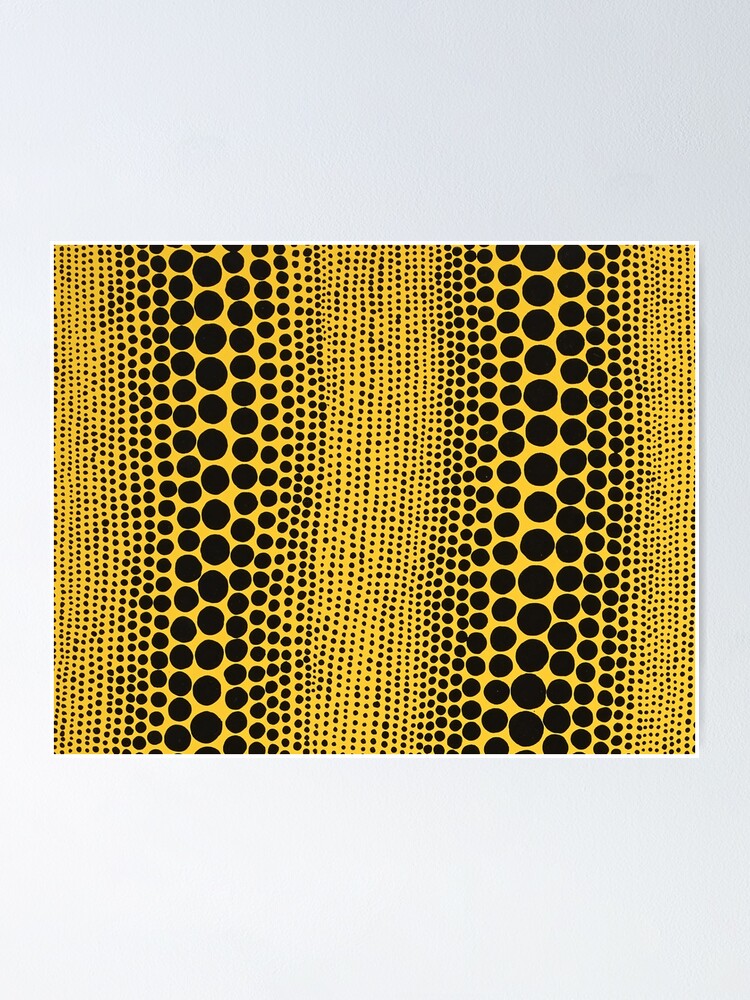 "Yayoi Kusama - Yellow Dot Line" Poster for Sale by Karistokely | Redbubble