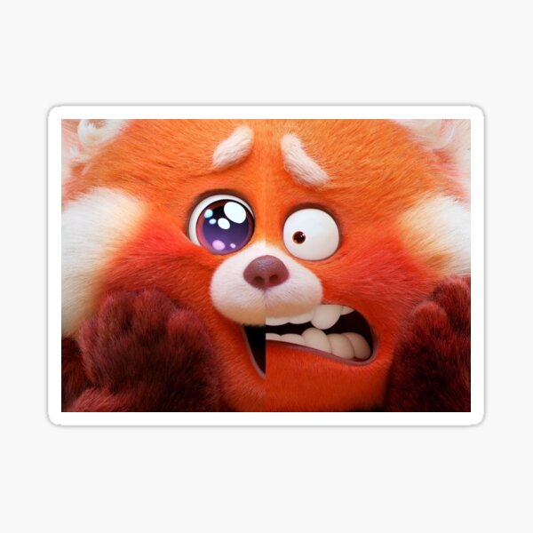 "Turning Red Funny" Sticker for Sale by SkyLinkOfficial | Redbubble