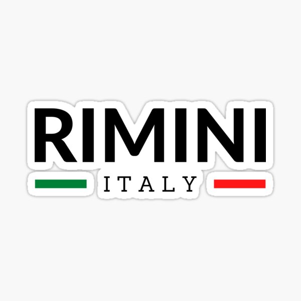 "Rimini" Sticker for Sale by laadolcevita | Redbubble