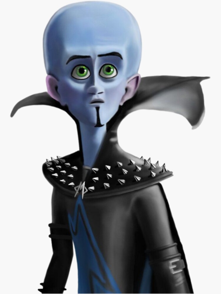 "Megamind (2)" Sticker for Sale by MurphyKevin | Redbubble