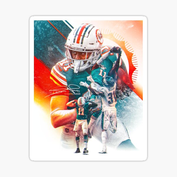 "DeVante Parker" Sticker by chat1123 | Redbubble