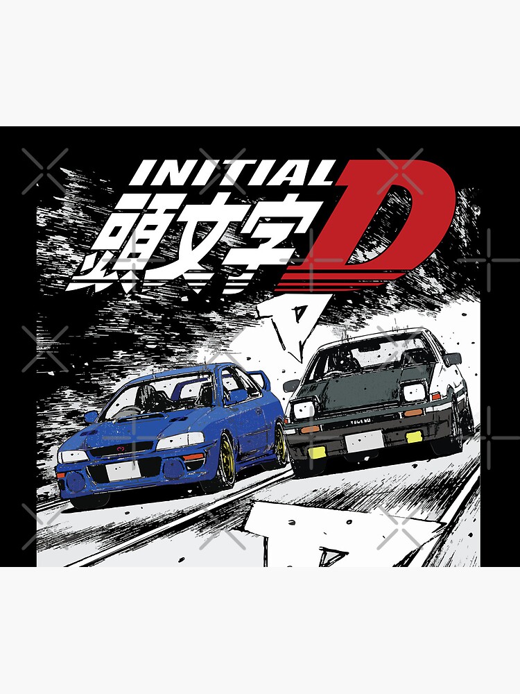 "Initial D - Mountain Drift Racing Tandem Takumi Fujiwara AE86 vs Bunta ...