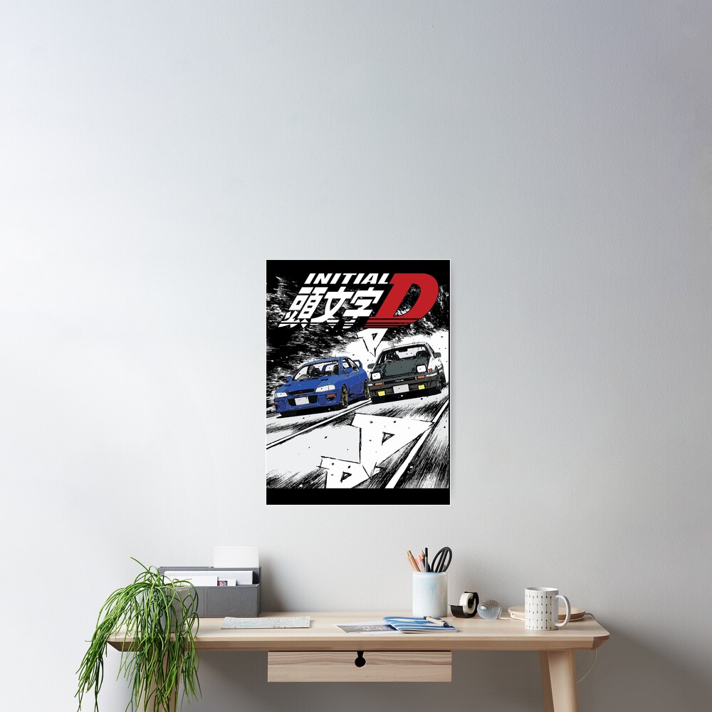 "Initial D - Mountain Drift Racing Tandem Takumi Fujiwara AE86 vs Bunta ...