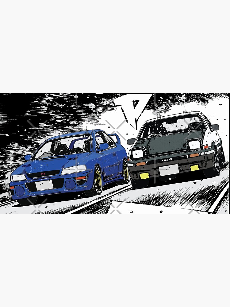 "Initial D - Mountain Drift Racing Tandem Takumi Fujiwara AE86 vs Bunta ...