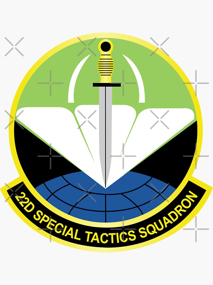 "USAF - 22nd Special Tactics Squadron wo Txt X 300" Sticker by ...