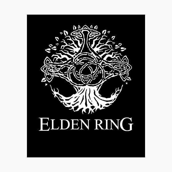 Lámina fotográfica «Elden Ring SVG, Elden Ring Logo EPS, Elden Ring ...