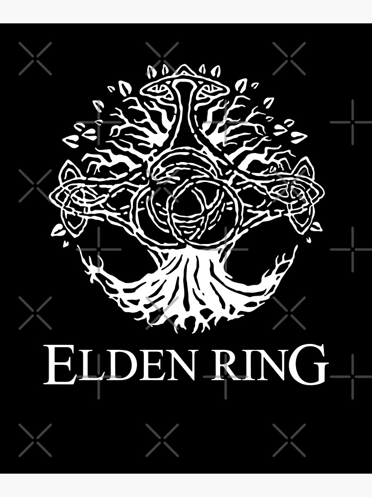 Lámina montada «Elden Ring SVG, Elden Ring Logo EPS, Elden Ring ...