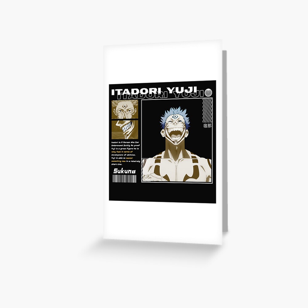 "sukuna jujutsu kaisen" Greeting Card for Sale by AthengId | Redbubble