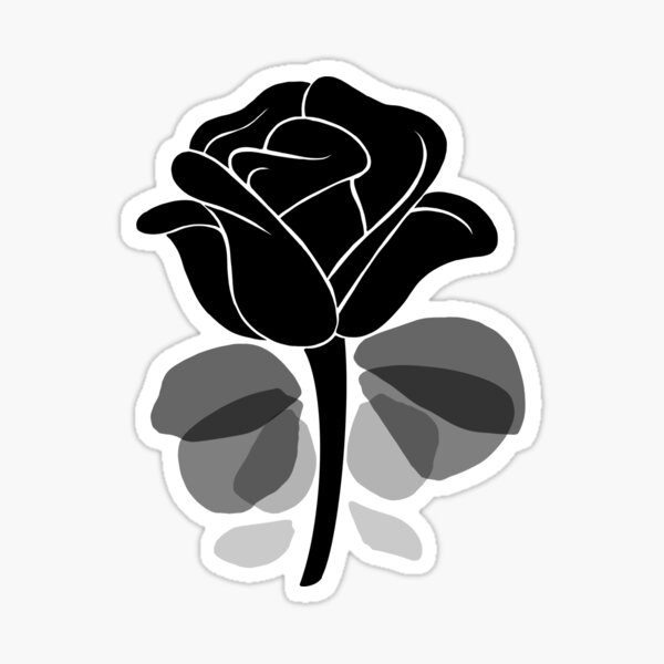 "Rose Butterfly" Sticker by AugustoMorphin | Redbubble