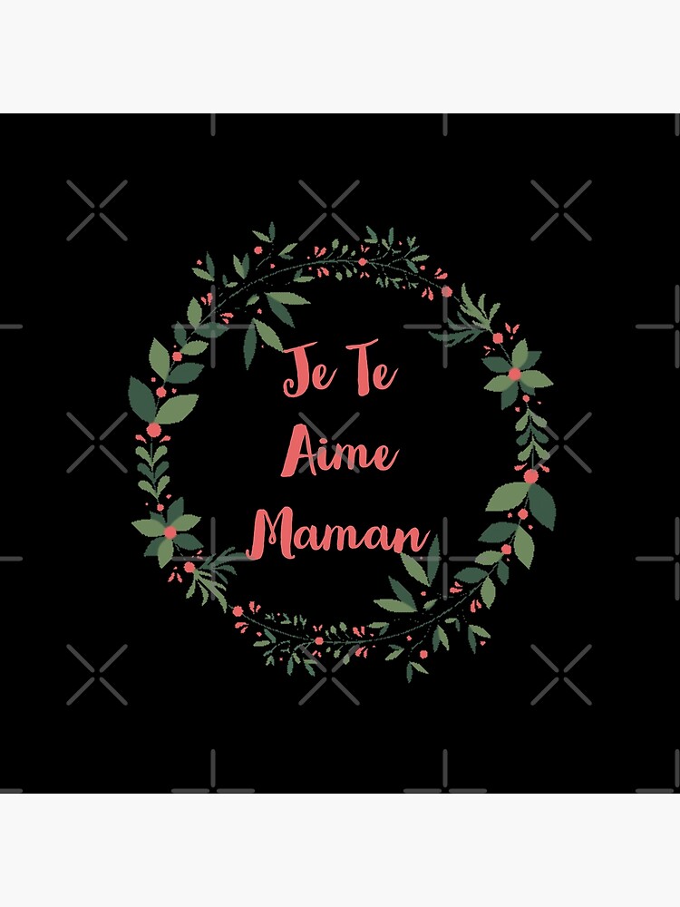 "Je Te Aime Maman Mother" Poster for Sale by TheBruce77 | Redbubble