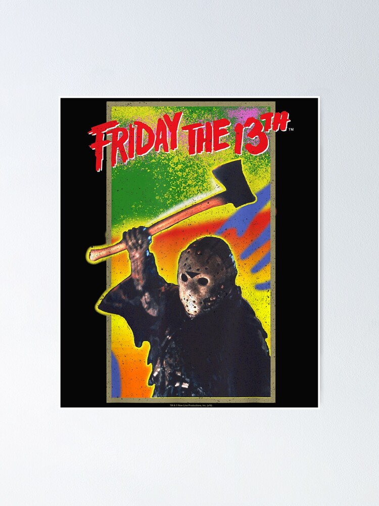 "Friday the 13th Retro Game" Poster by HanTungNasti | Redbubble