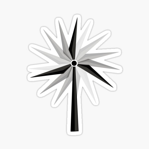 "Windmill" Sticker by AugustoMorphin | Redbubble