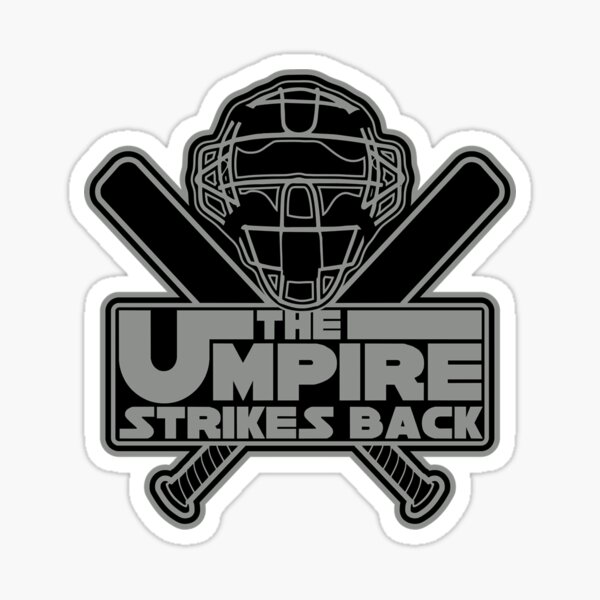 "The Umpire Strikes Back" Sticker by loricarlisle | Redbubble