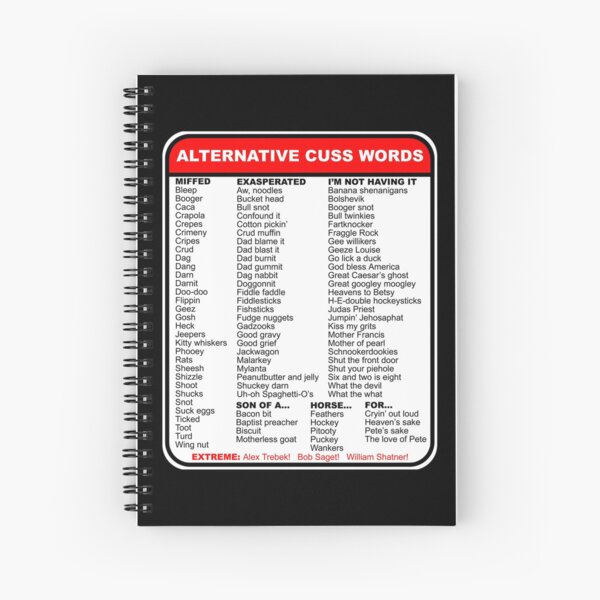 "Alternative cuss words Poster" Journal for Sale by alexanderneni ...