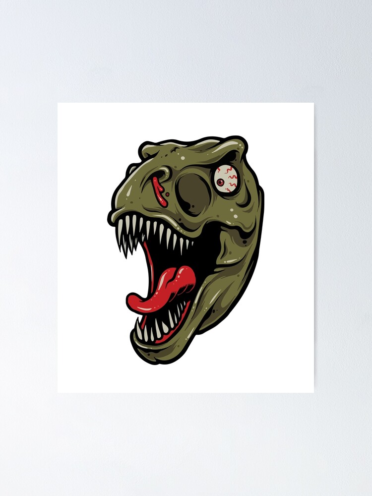 "T-Rex Vinyl dinosour Lover Tyrannosaurus rex " Poster for Sale by ...