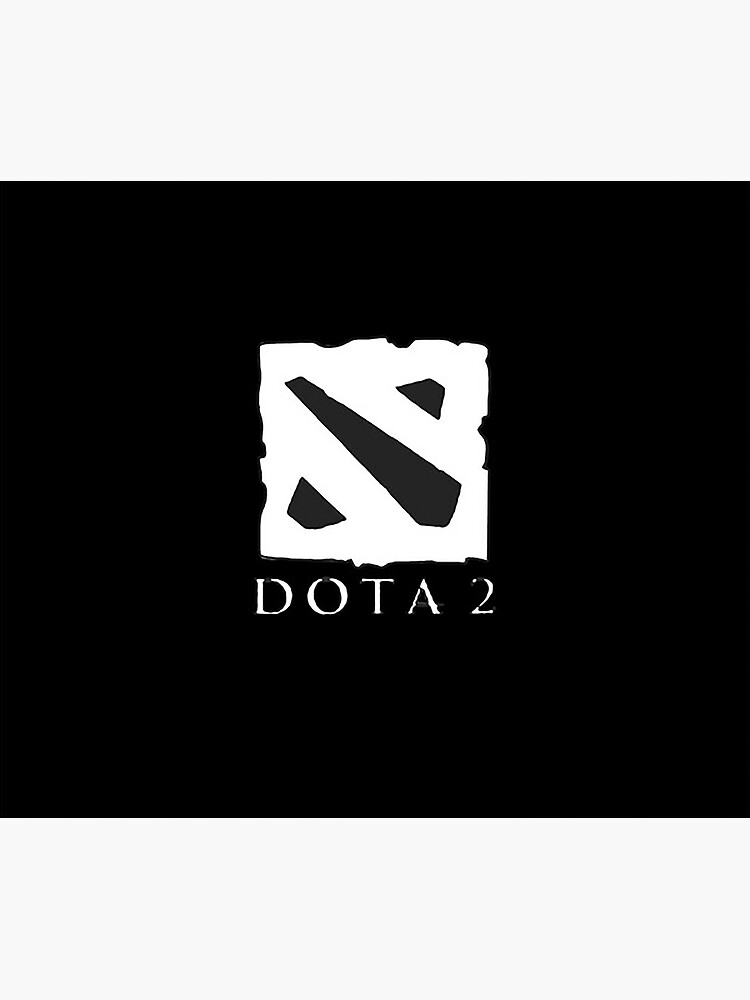 Póster «Logotipo de Dota 2 blanco en negro» de danielschroder | Redbubble