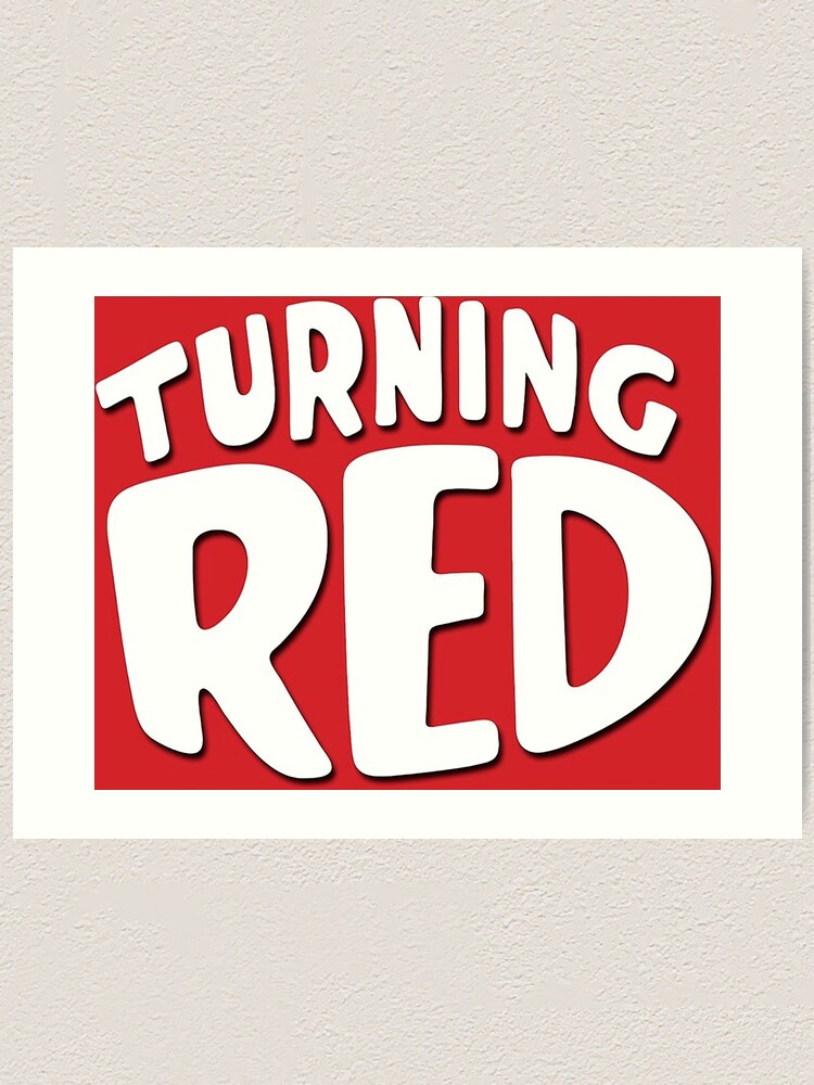 "Turning Red Logo" Art Print for Sale by danielschroder | Redbubble
