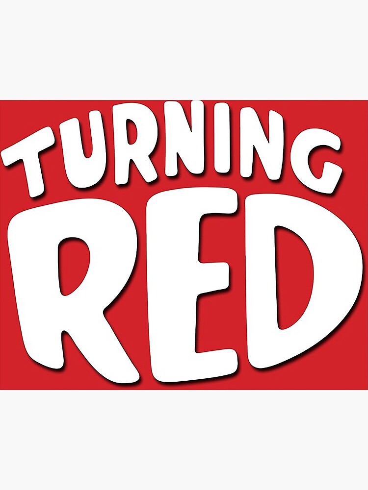 "Turning Red Logo" Art Print for Sale by danielschroder | Redbubble