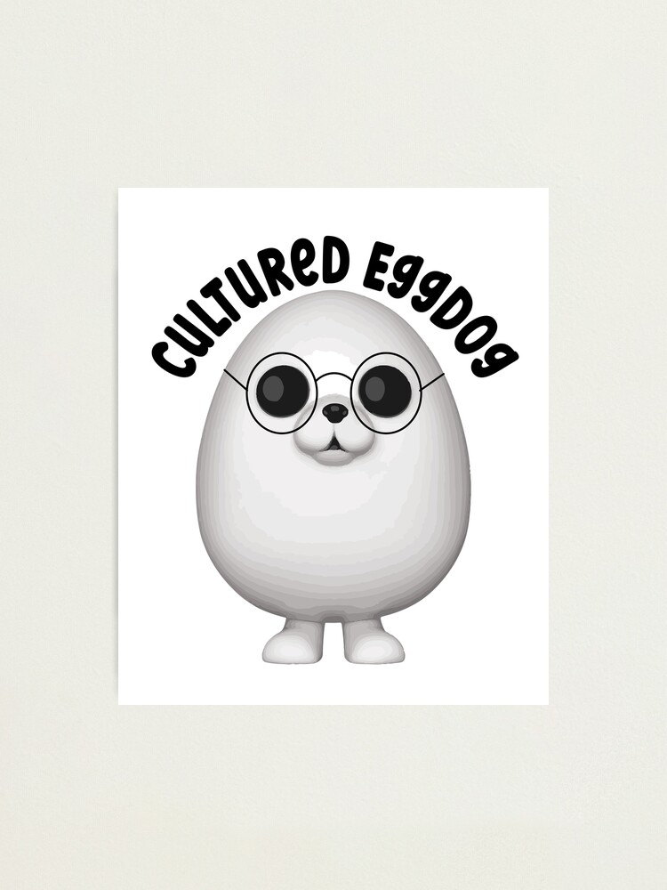 "Eggdog meme sticker- Eggdog meme" Photographic Print for Sale by ...