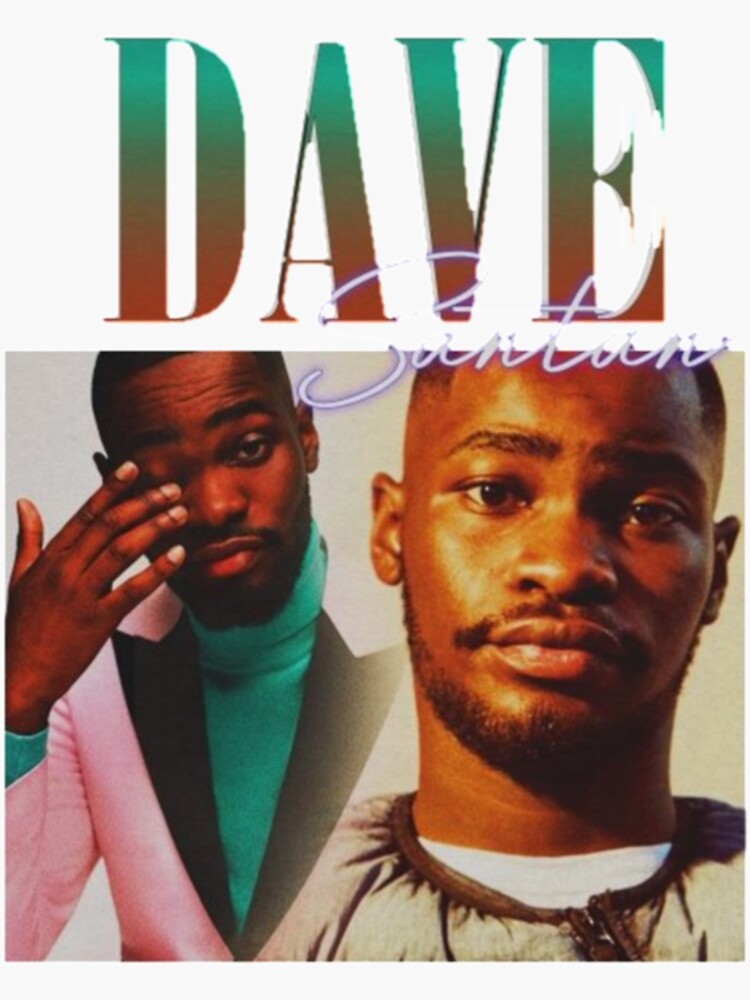 "SANTAN DAVE " Sticker by PablosPrintss | Redbubble