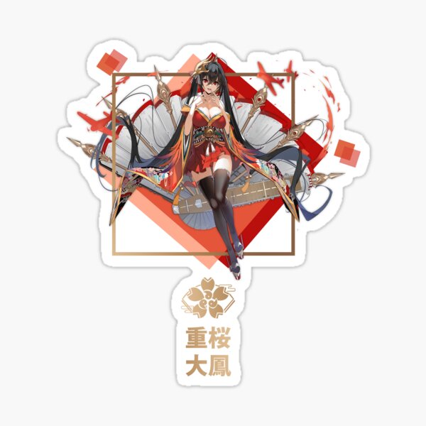 "Taiho Azur Lane" Sticker by Kaisho84 | Redbubble
