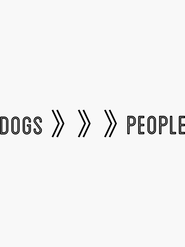 "Dog person" Sticker by Aayushapaudel | Redbubble