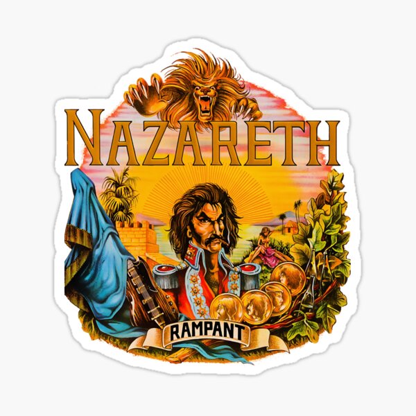 "Nazareth - Rampant" Sticker by tian2266 | Redbubble
