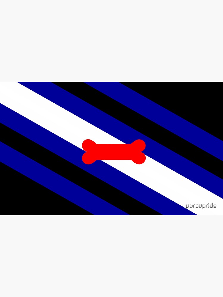 "Puppy Play Pride Flag (v.1)" Sticker by porcupride | Redbubble