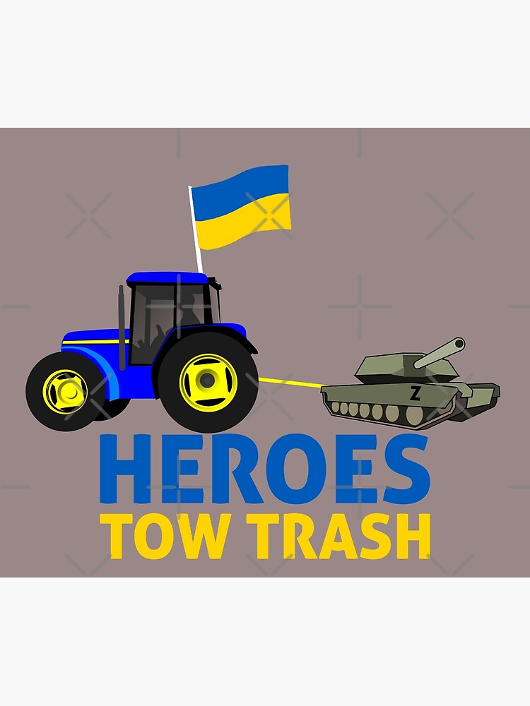 "Ukraine Farmer Steals Russian Tank, World Peace ,Tractor, I Stand With ...