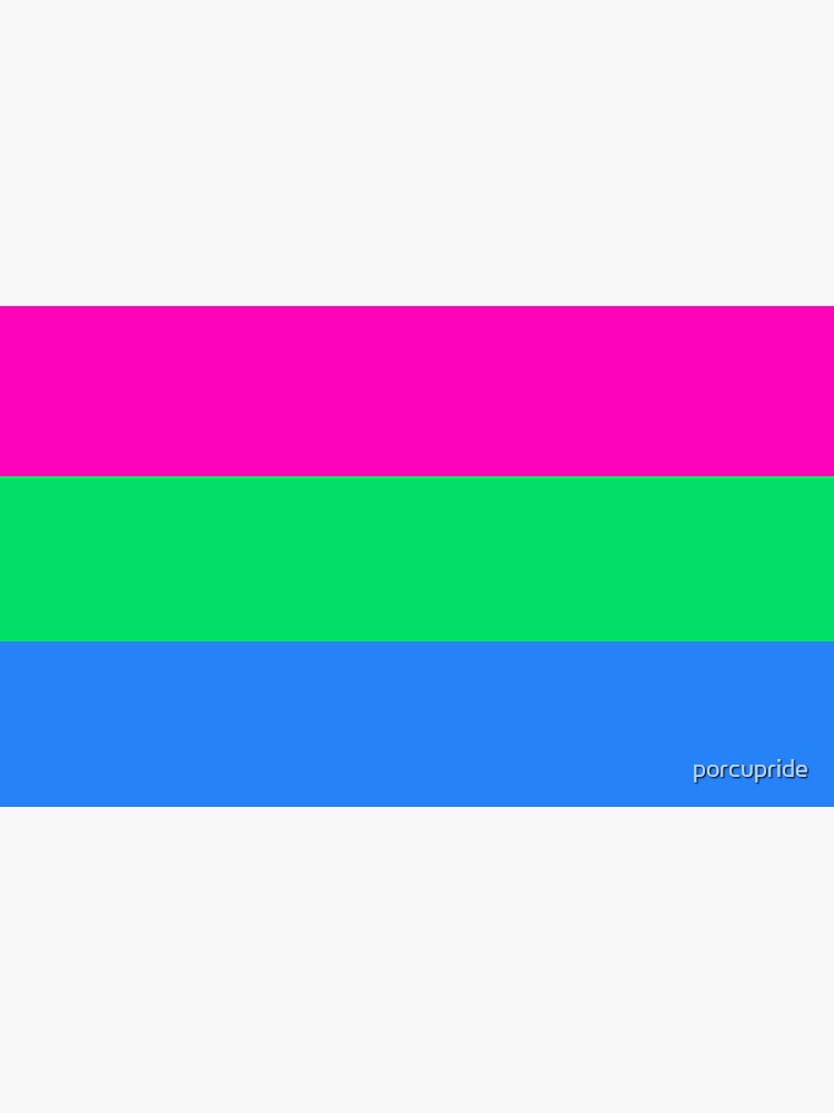 Polysexual Pride Flag Sticker For Sale By Porcupride Redbubble