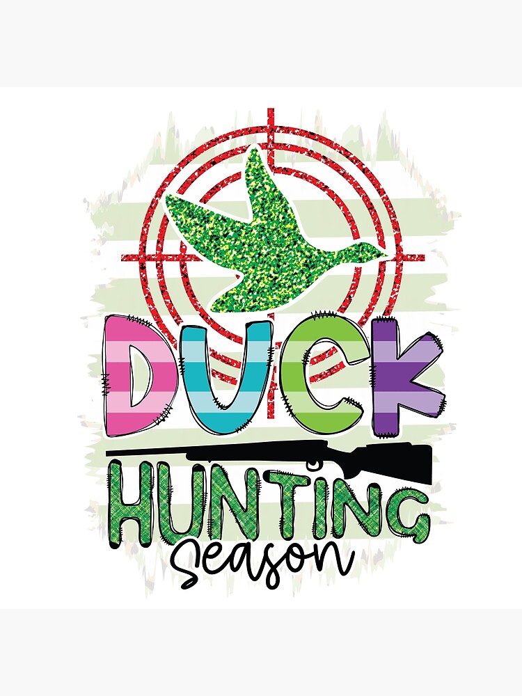 "Duck Hunting Season | Duck Hunting Quote Design with Line Pattern ...