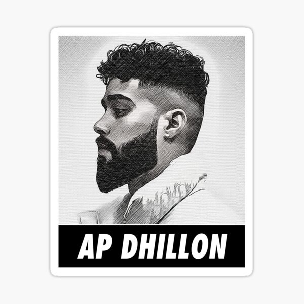 "Ap Dhillon | EXCUSES | BROWN MUNDE" Sticker by Grafik0 | Redbubble