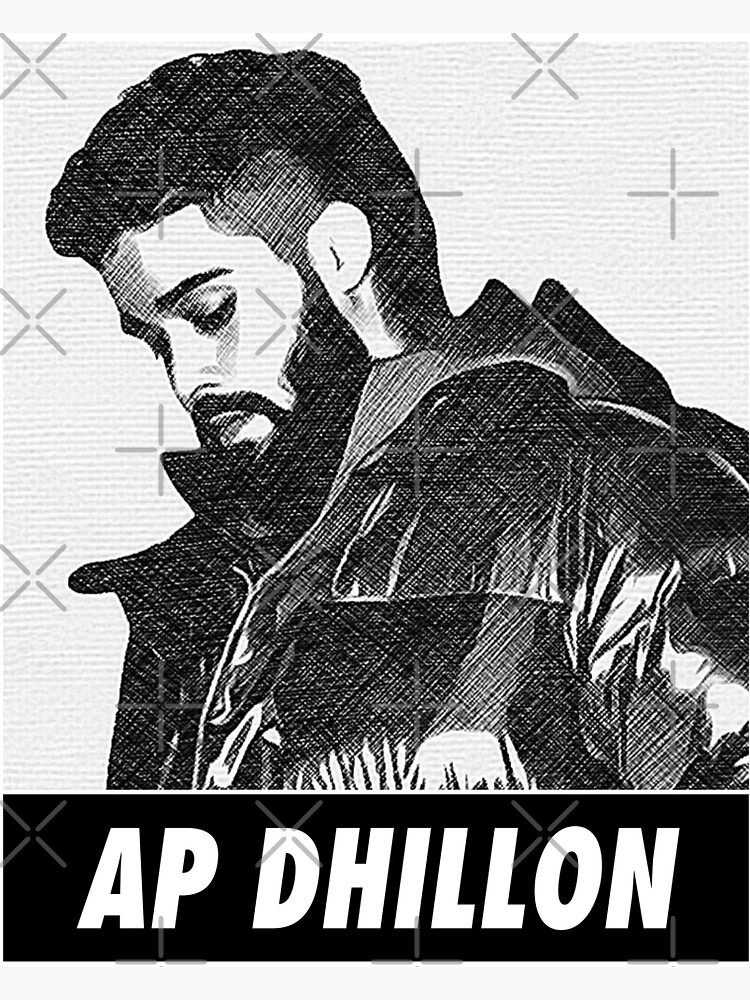 "Ap Dhillon | EXCUSES | BROWN MUNDE v2" Sticker by Grafik0 | Redbubble