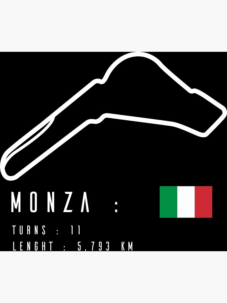 "MONZA - RACE TRACK" Art Print for Sale by RaceTrack-F1 | Redbubble