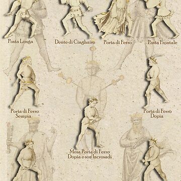 ""Grappling and Dagger Positions" Fiore dei Liberi "Getty"" iPad Case ...