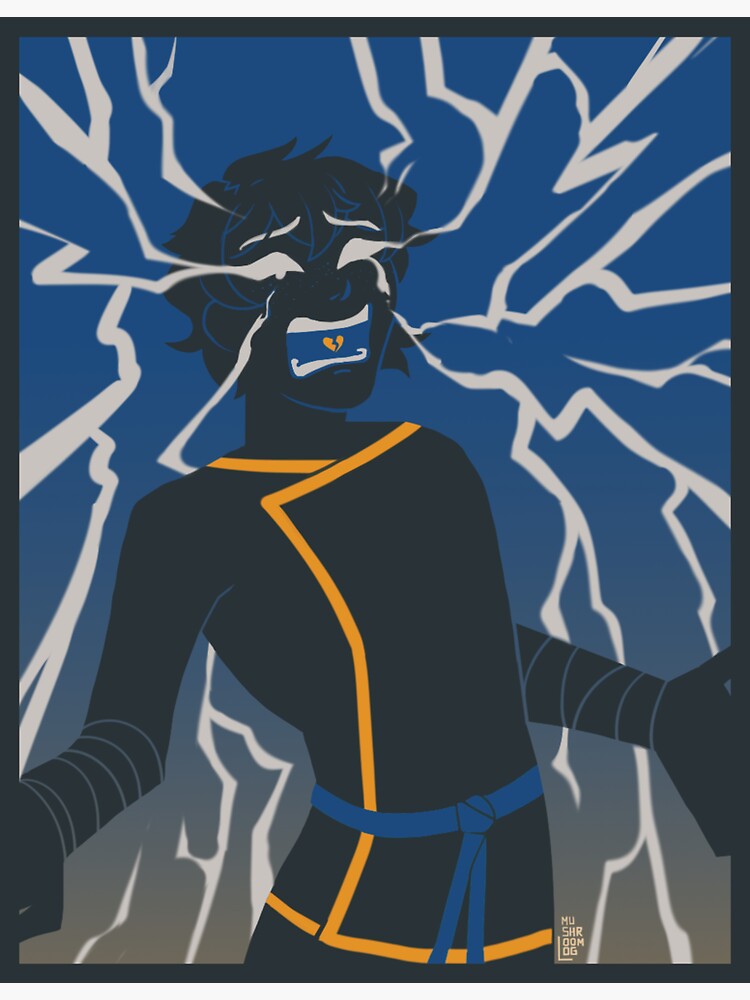 "Jay crying lightning" Sticker for Sale by shroomlog | Redbubble