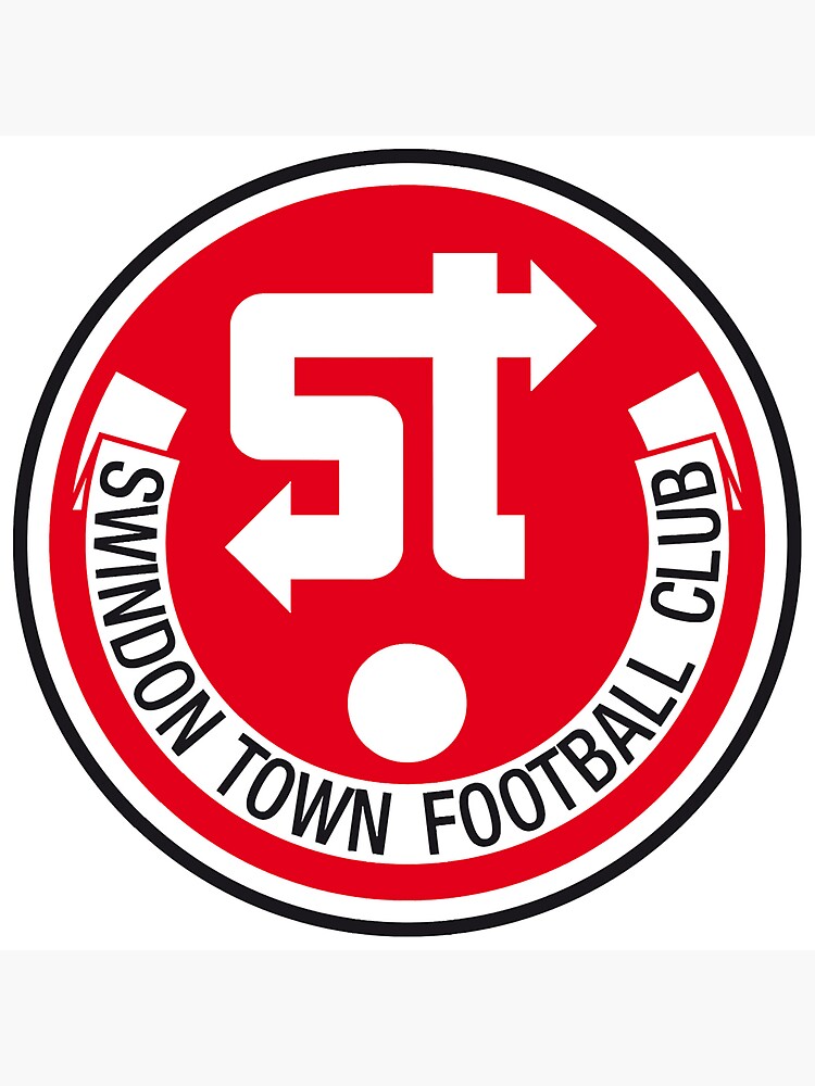 "Swindon Town Fc Retro 1970s Classic Badge Sticker" Sticker for Sale by ...