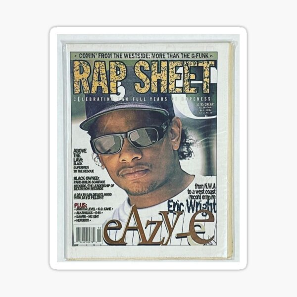 "Eazy-e" Sticker by Yeyherewego | Redbubble