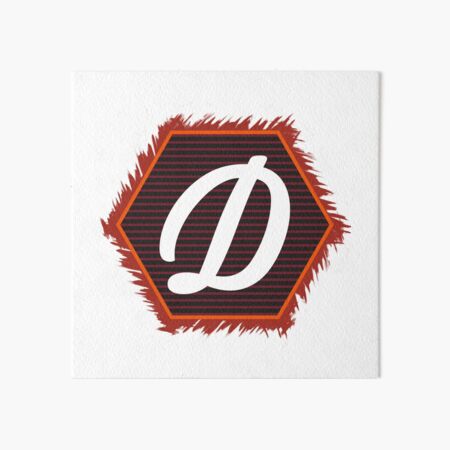 "D Alphabet Separate Logo" Art Board Print by Qadri786 | Redbubble