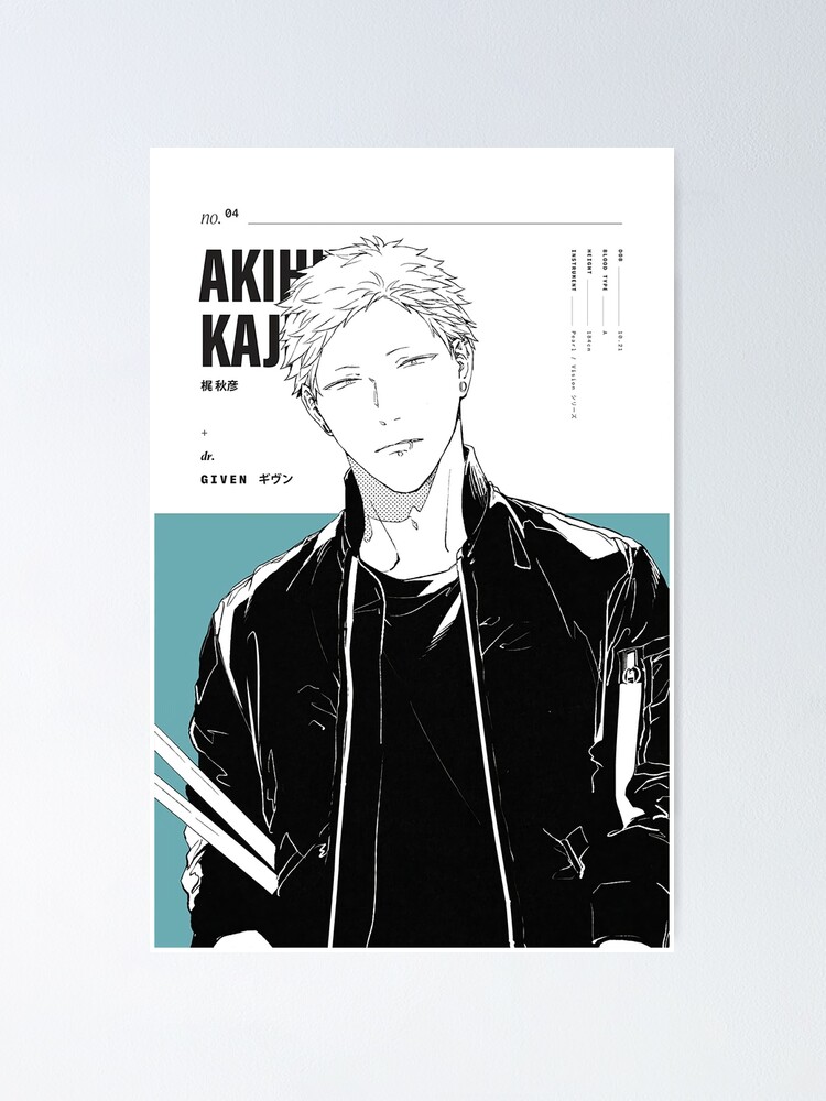 "Given Anime" Poster for Sale by david-gerard | Redbubble