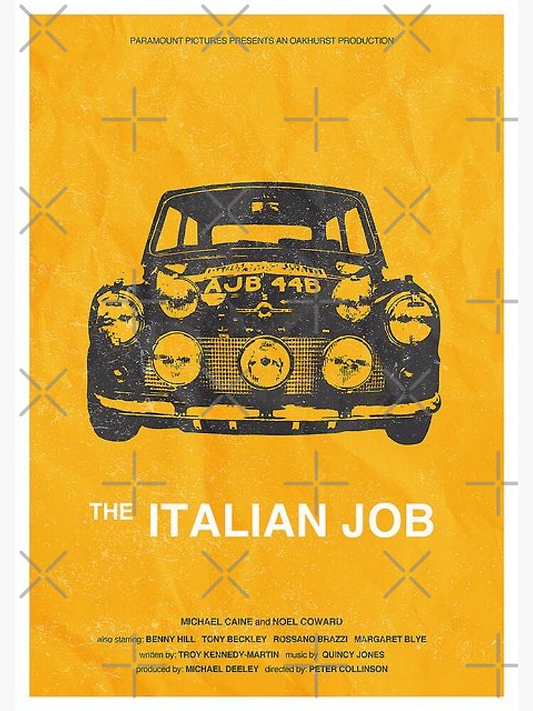 "The Italian Job by Peter Collinson Movie Poster" Photographic Print by ...