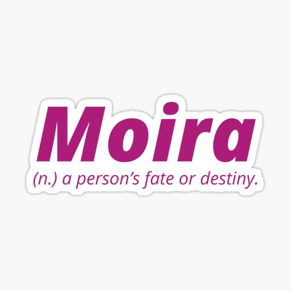 "The Definition of Moira" Sticker for Sale by Mullog72 | Redbubble