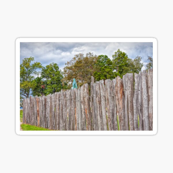 "Jamestown Fort" Sticker for Sale by Picturart | Redbubble