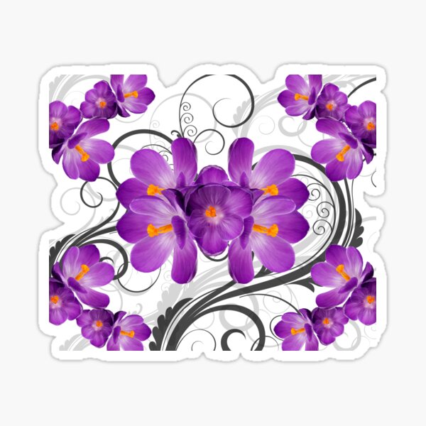 "purple violet" Sticker by fetumeas | Redbubble