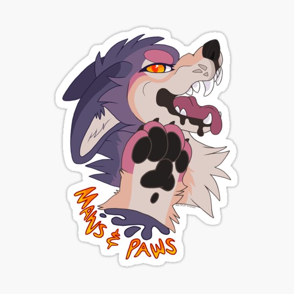 "Maws and Paws " Sticker for Sale by ArtTravel2303 | Redbubble