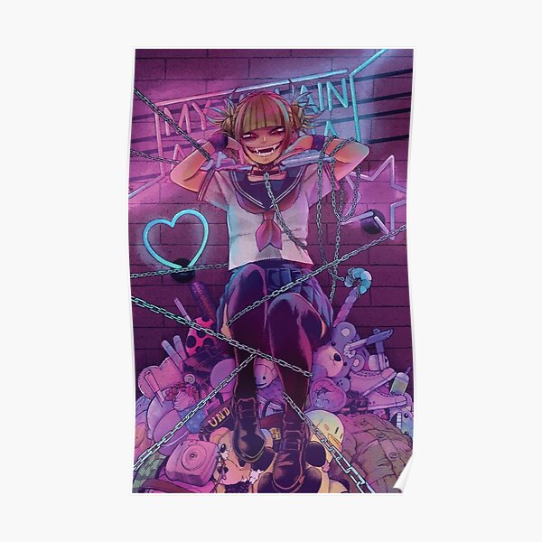 "Himiko Toga smile" Poster for Sale by animervd1 | Redbubble