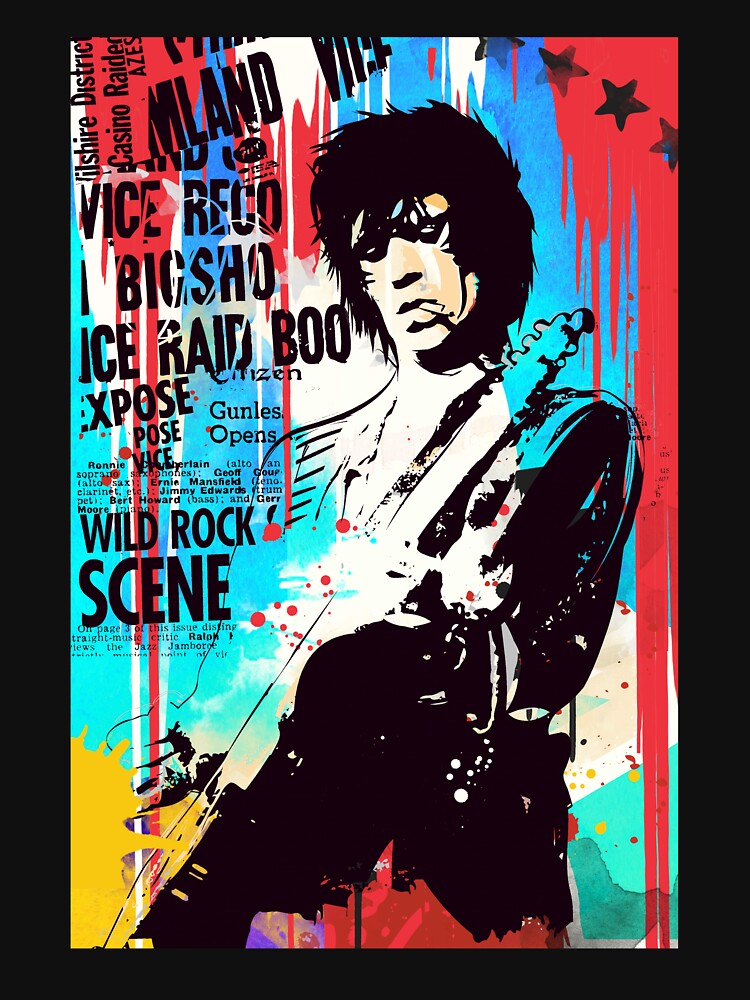 "Keith Richards pop art" Essential T-Shirt for Sale by 2toastdesign ...