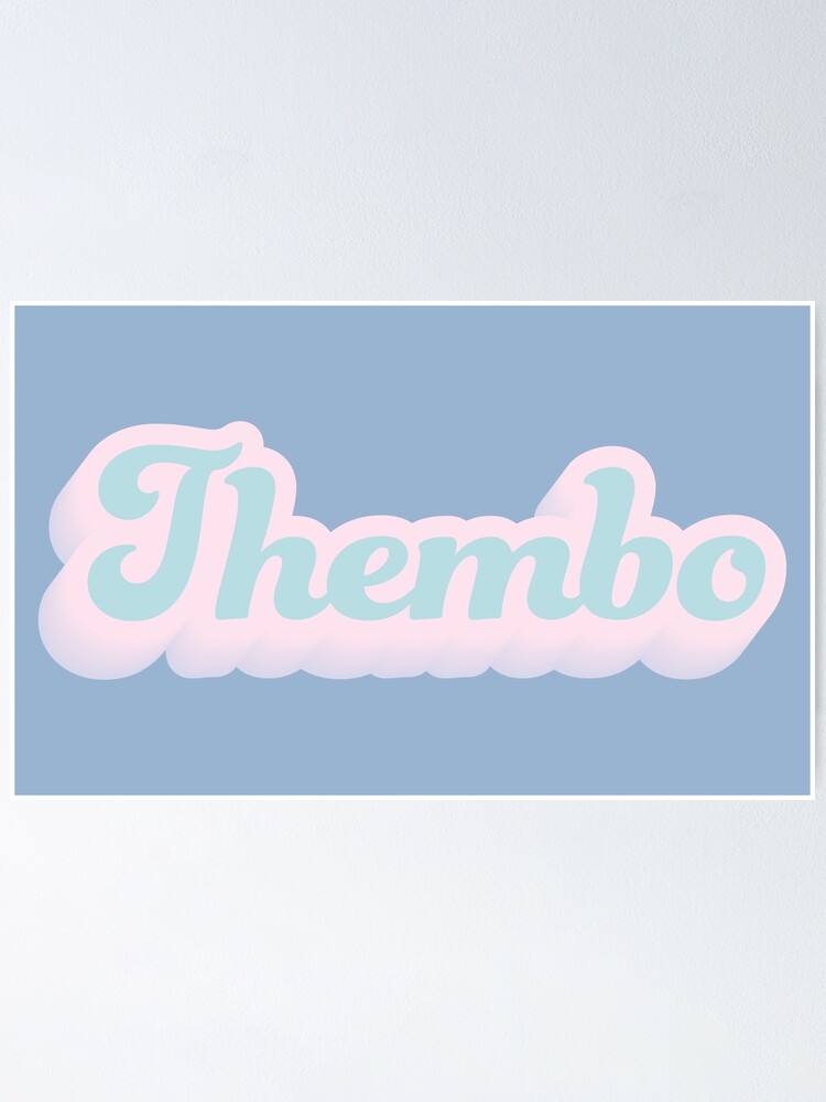 "Thembo Pride| Non-Binary Genderfluid Bimbo" Poster for Sale by ...